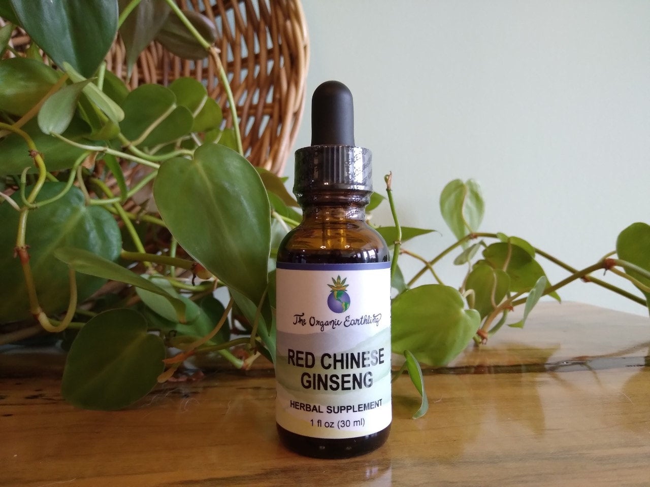 Red Chinese Ginseng Liquid Extract 1 oz. | The Organic Earthling