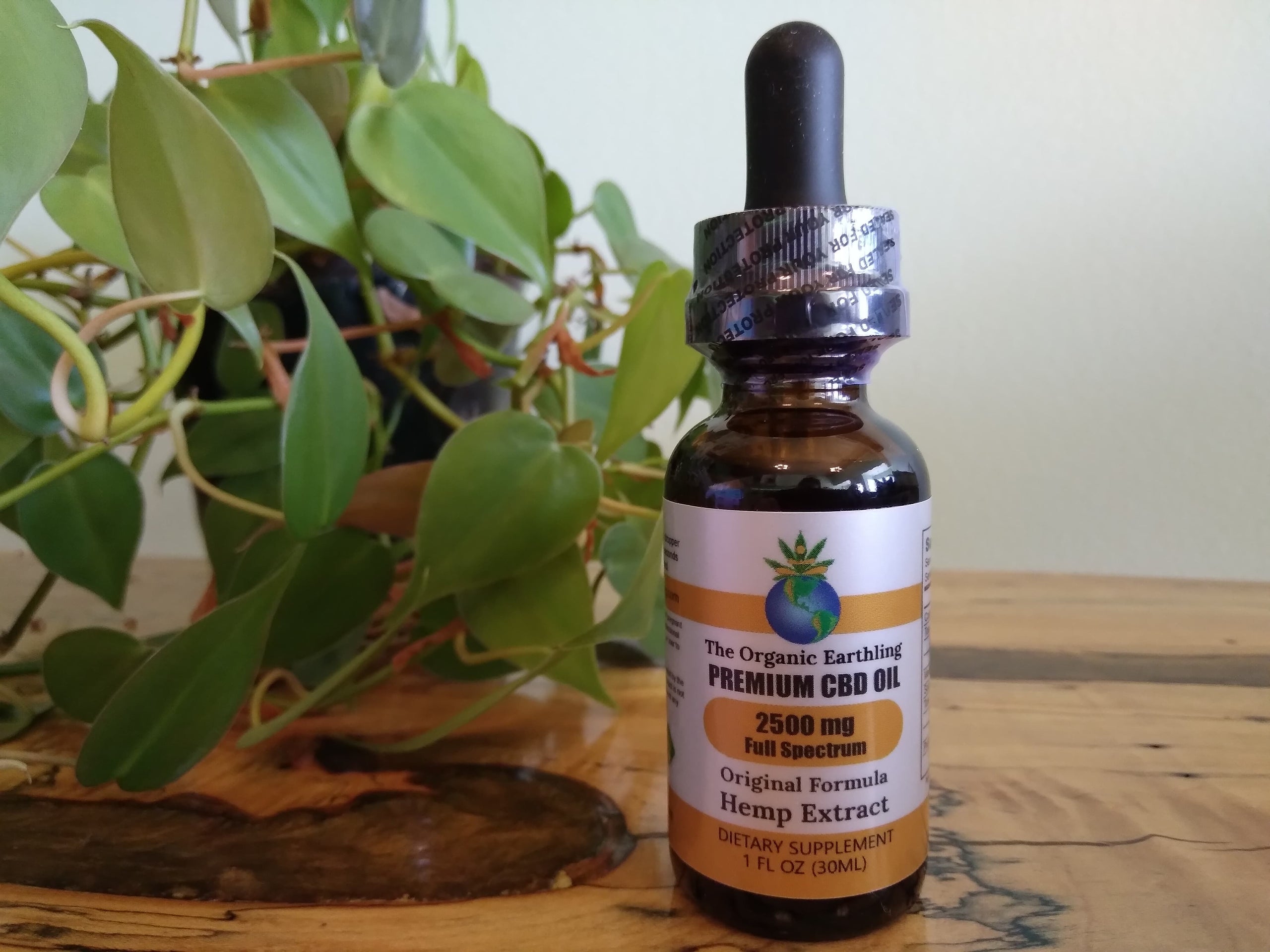 Hemp Infused CBD Oil | The Organic Earthling