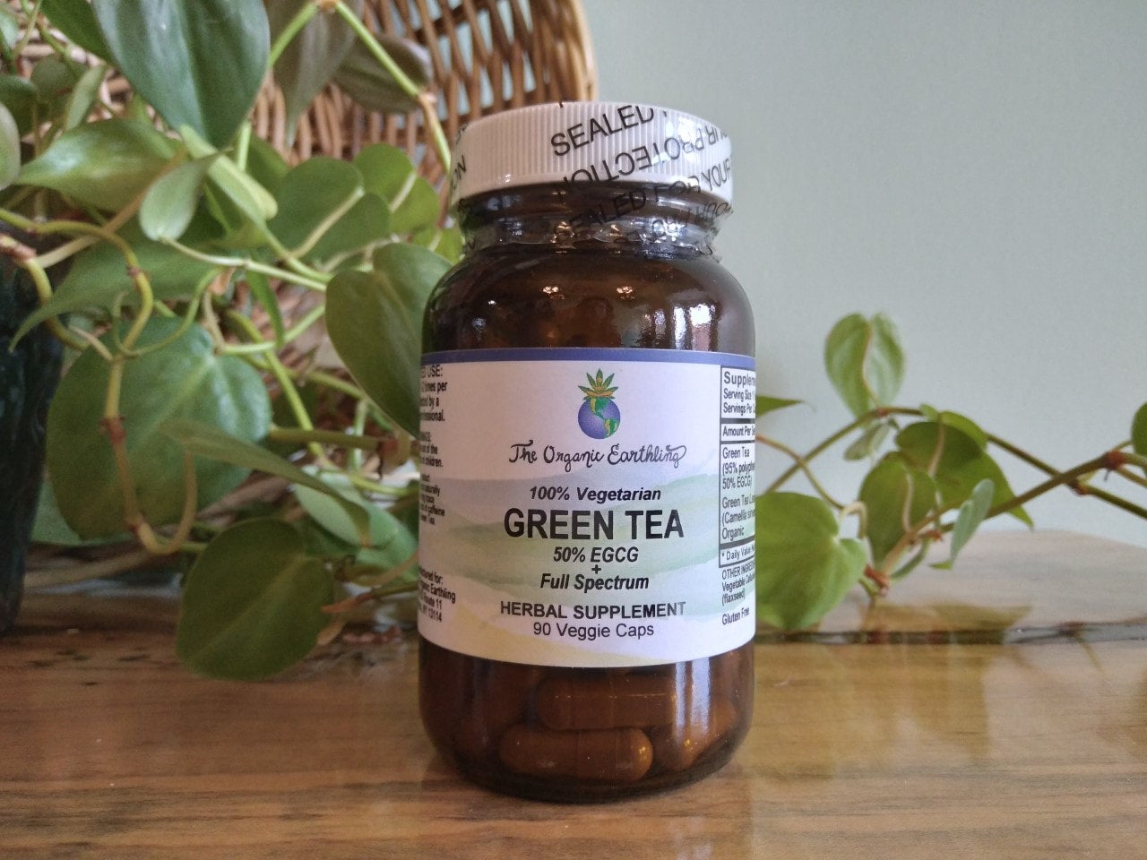 Green Tea (EGCG) Capsules | The Organic Earthling
